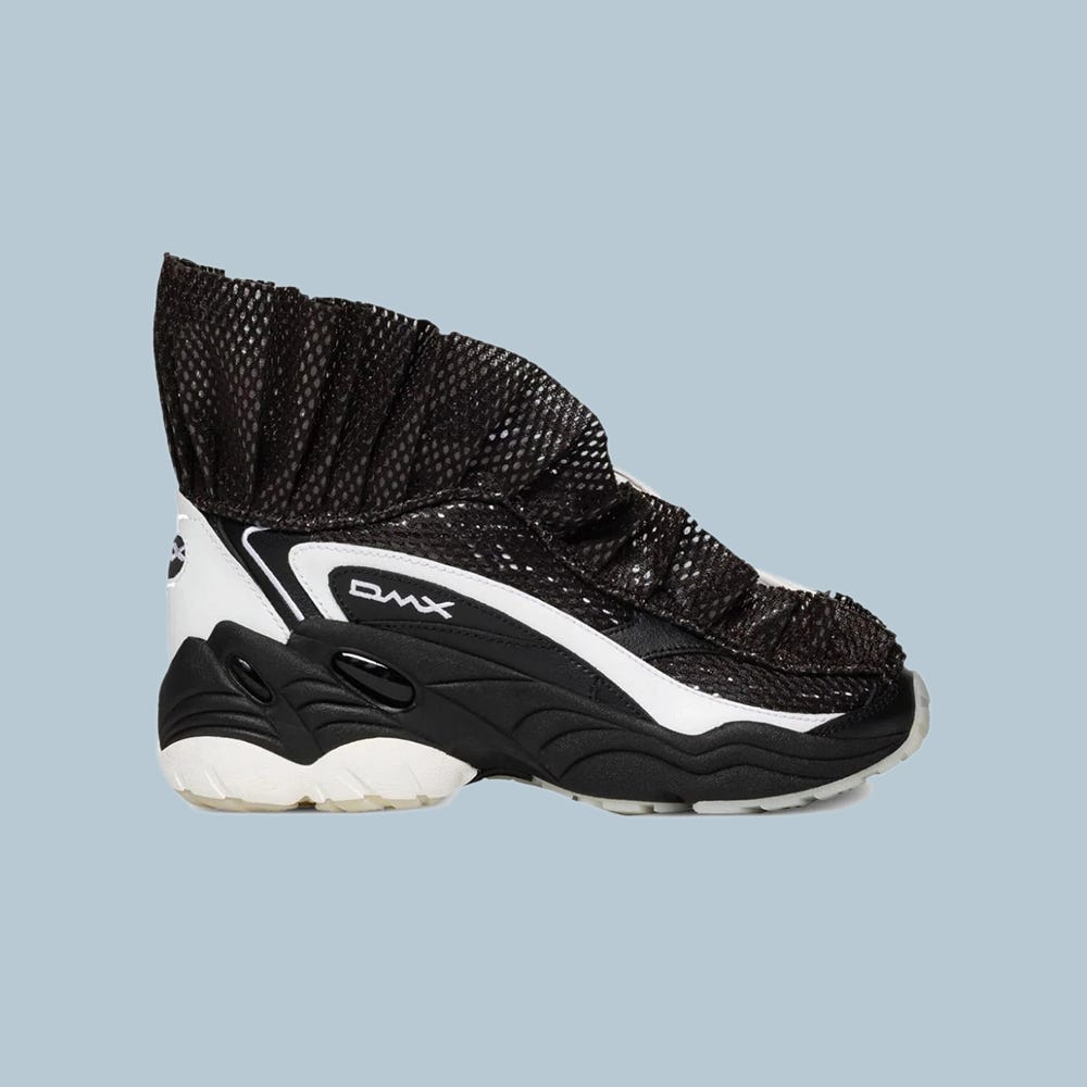 DMX Ruffle Lace-Up Unisex Shoes from Reebok in Black – Reebok UAE